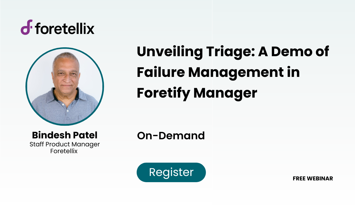 Unveiling Triage: Demo of Failure Management in Foretify Manager